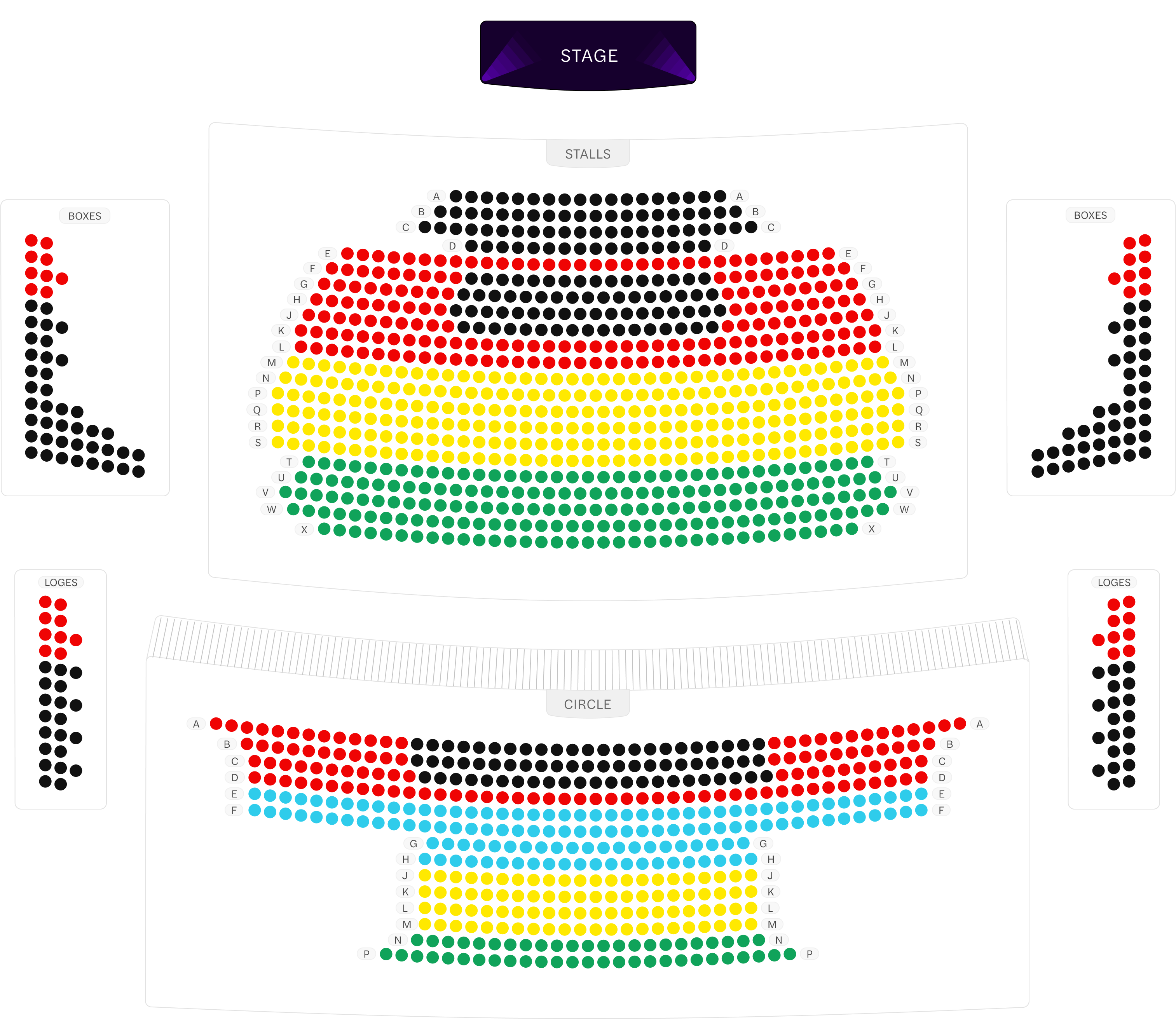 Joan Sutherland Theatre Seating Plan | Sydney Opera House Guide